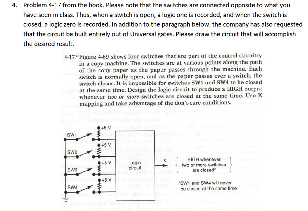 Solved Problem 4-17 from the book. Please note that the | Chegg.com
