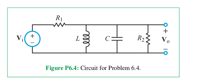Solved 6.4 For the circuit shown in Fig. P6.4, determine (a) | Chegg.com
