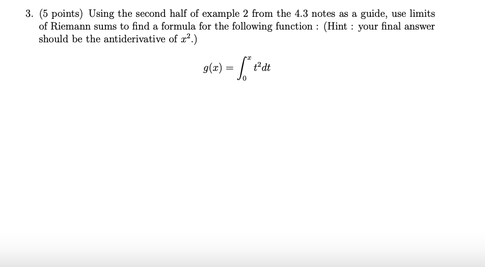Solved 1. (4 points) Using the FTC part 1 and the chain | Chegg.com