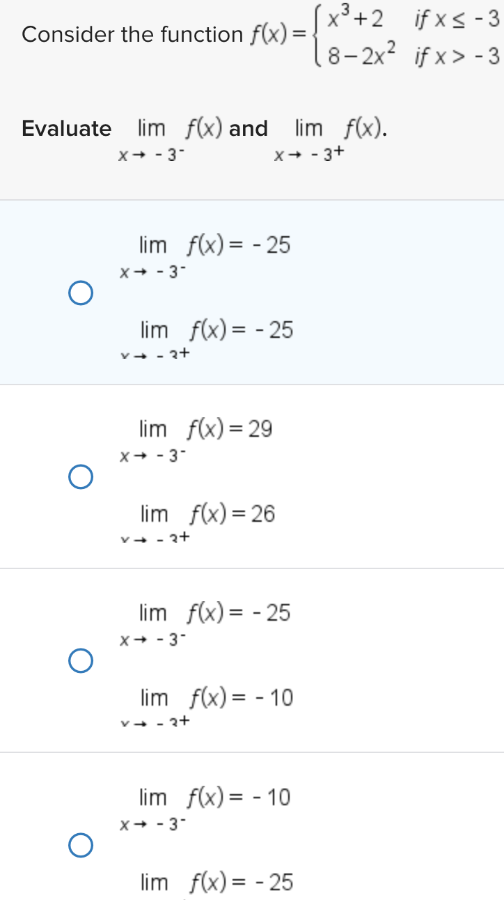 Solved Consider the function | Chegg.com