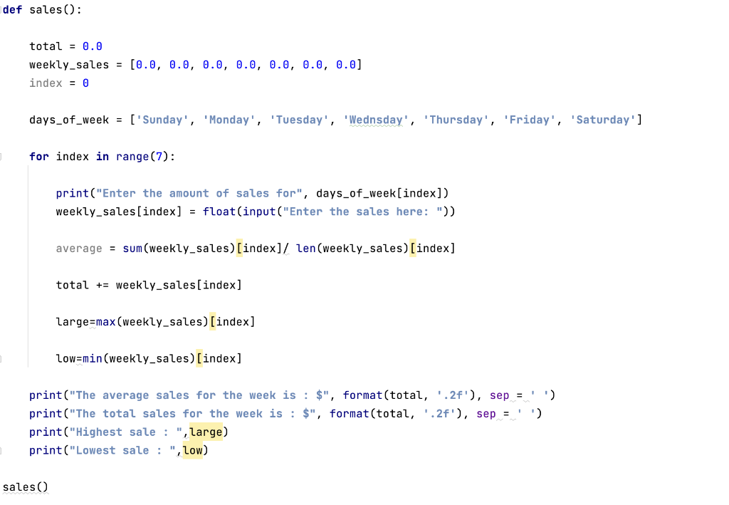 Solved This is my code Design a program that asks the | Chegg.com