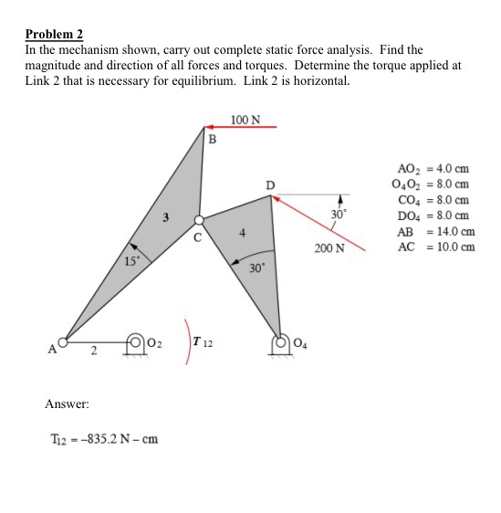 Solved Problem 2 In the mechanism shown, carry out complete | Chegg.com