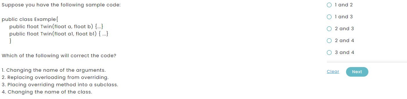 Solved You declare an arraylist of class Sample as follows: | Chegg.com