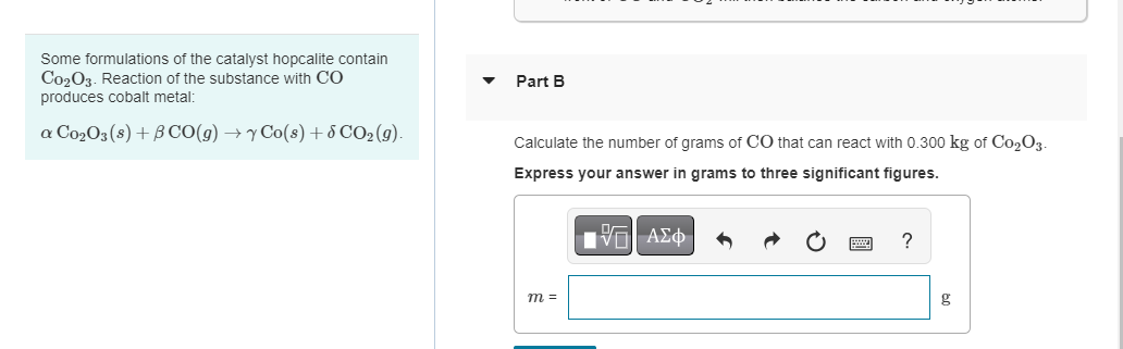 Solved Some formulations of the catalyst hopcalite | Chegg.com