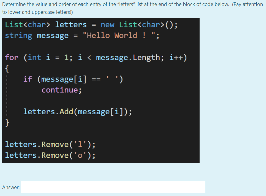Solved Determine the value and order of each entry of the | Chegg.com