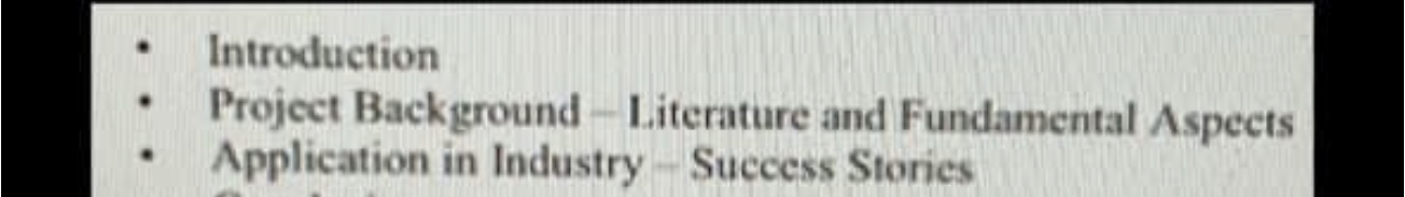 Solved - Introduction - Project Background - Literature and | Chegg.com