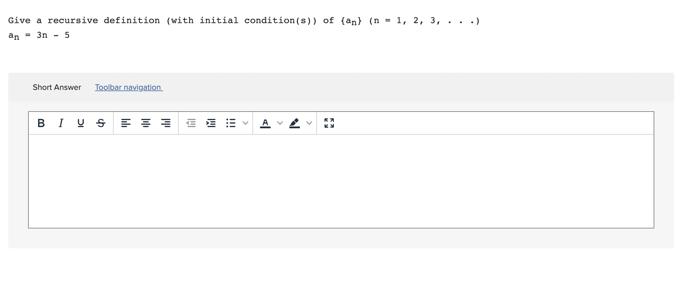 Solved Give a recursive definition (with initial | Chegg.com