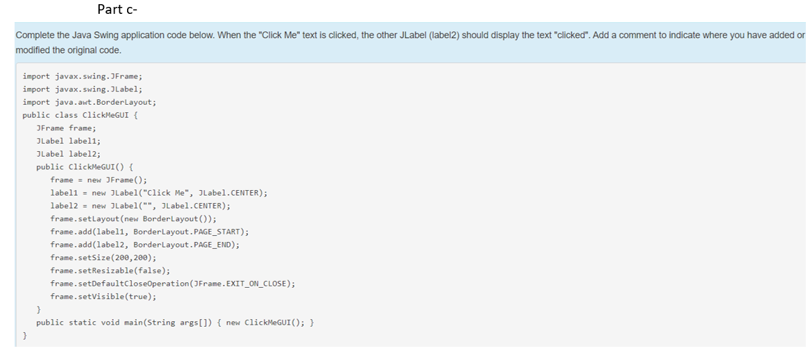 Q2 Part a- A Java Account class is shown below. Write | Chegg.com