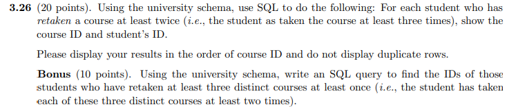 Solved takes ID course_id sec_id semester vetr grade student | Chegg.com