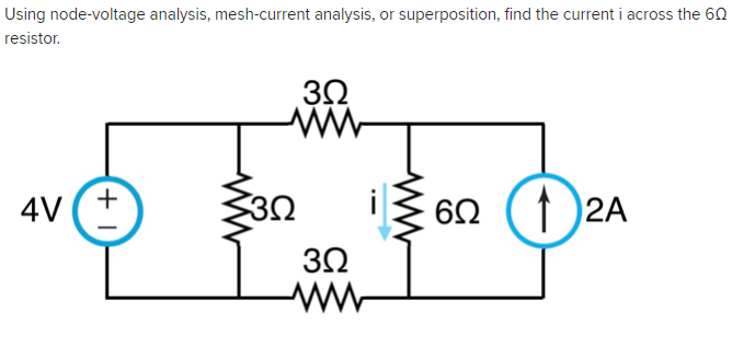 Solved Using node-voltage analysis, mesh-current analysis, | Chegg.com