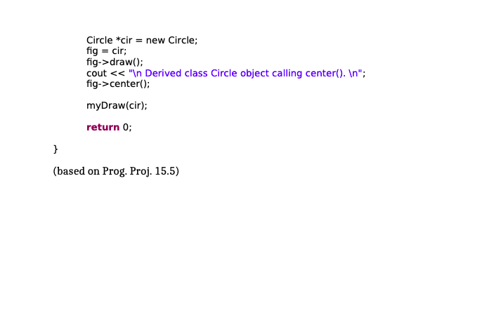 Solved Exercise 2 - PolymorphismConsider a graphics system | Chegg.com