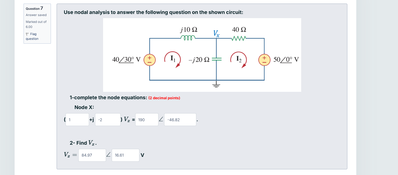 Solved Question 7Answer savedMarked out of 6.00P ﻿Flag | Chegg.com