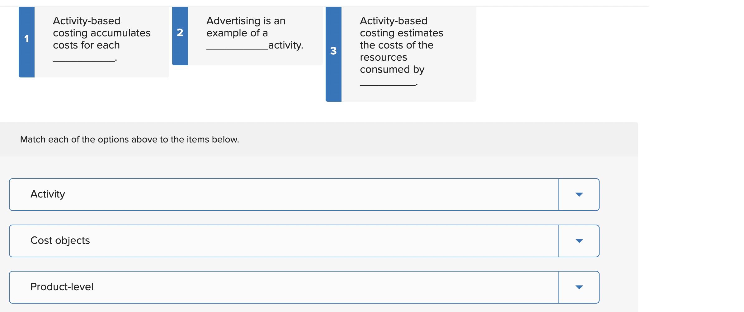 Solved Match each of the options above to the items below. | Chegg.com Solved Match each of the options above to the items below. | Chegg.com