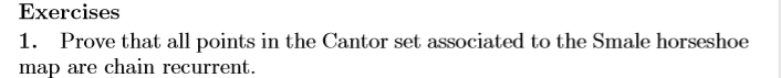 Solved Exercises 1. Prove that all points in the Cantor set | Chegg.com