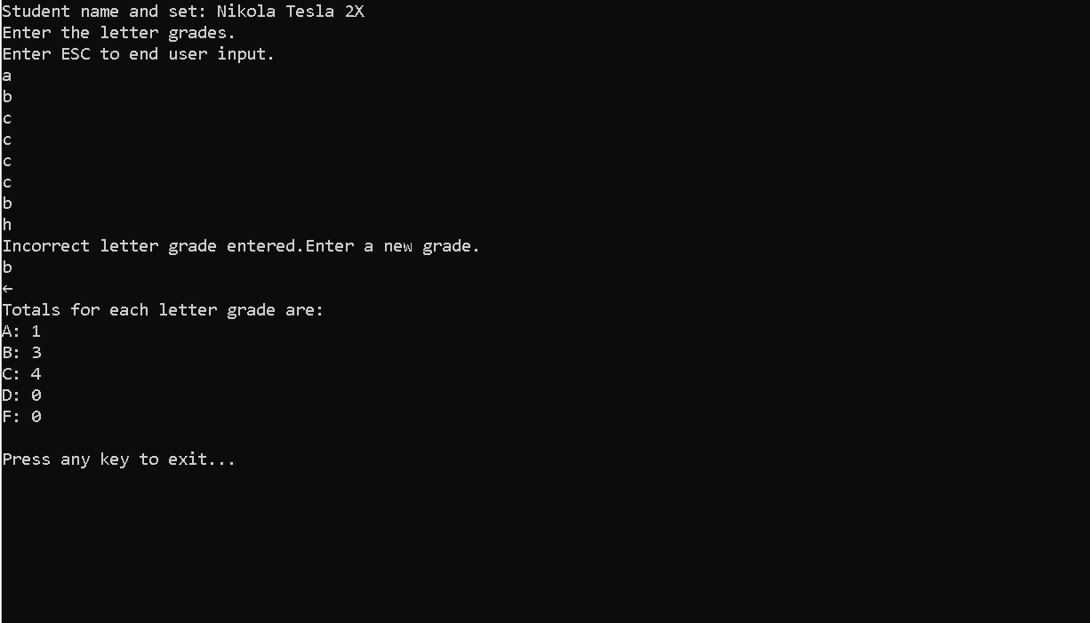 Solved Student name and set: Nikola Tesla 2X Enter the | Chegg.com
