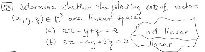 Solved 278 Determine Whether The Following Sets Of Vectors