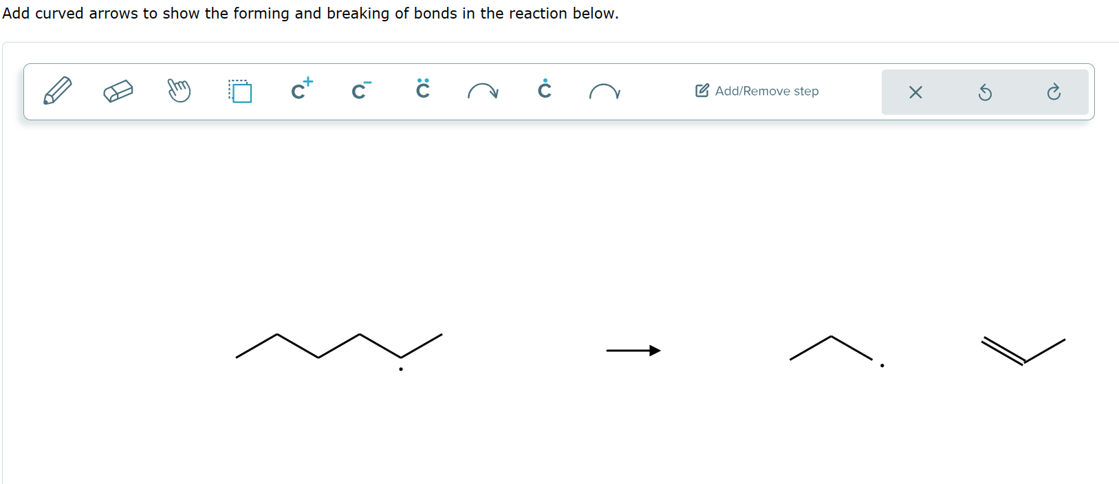 Solved Add curved arrows to show the forming and breaking of | Chegg.com