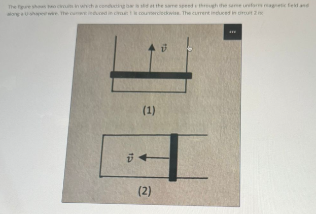 Solved The figure shows two circuits in which a conducting | Chegg.com