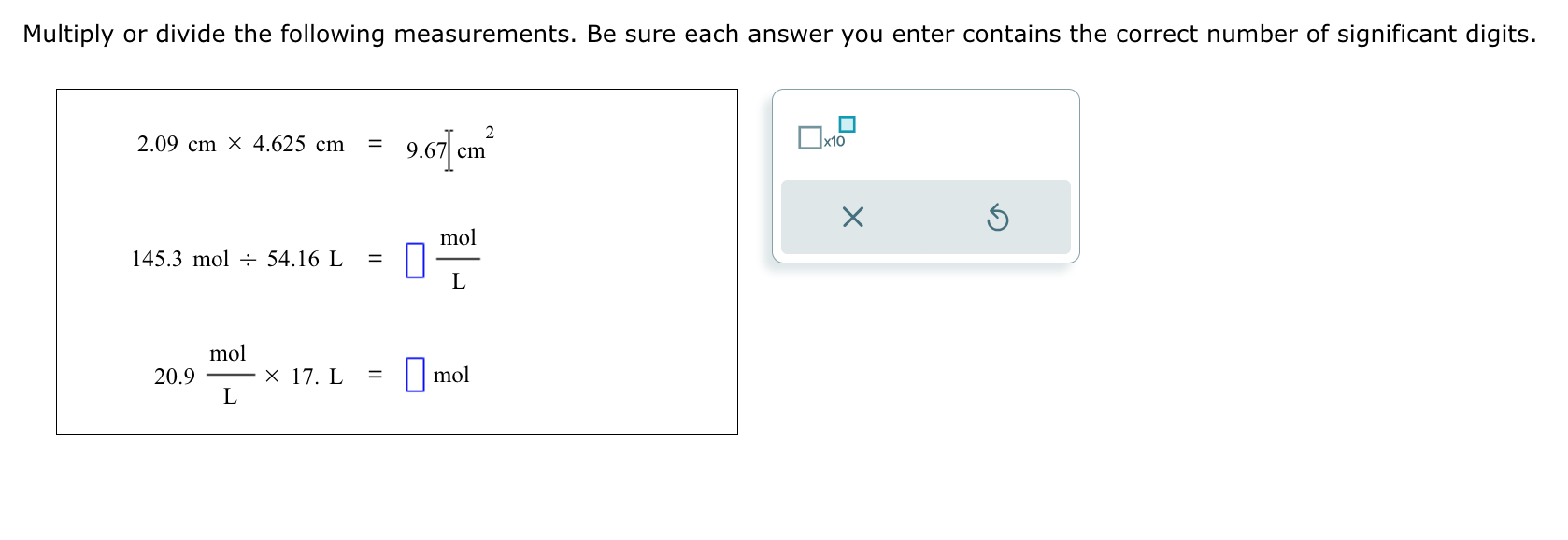 Solved Rewrite this measurement with a simpler unit, if | Chegg.com