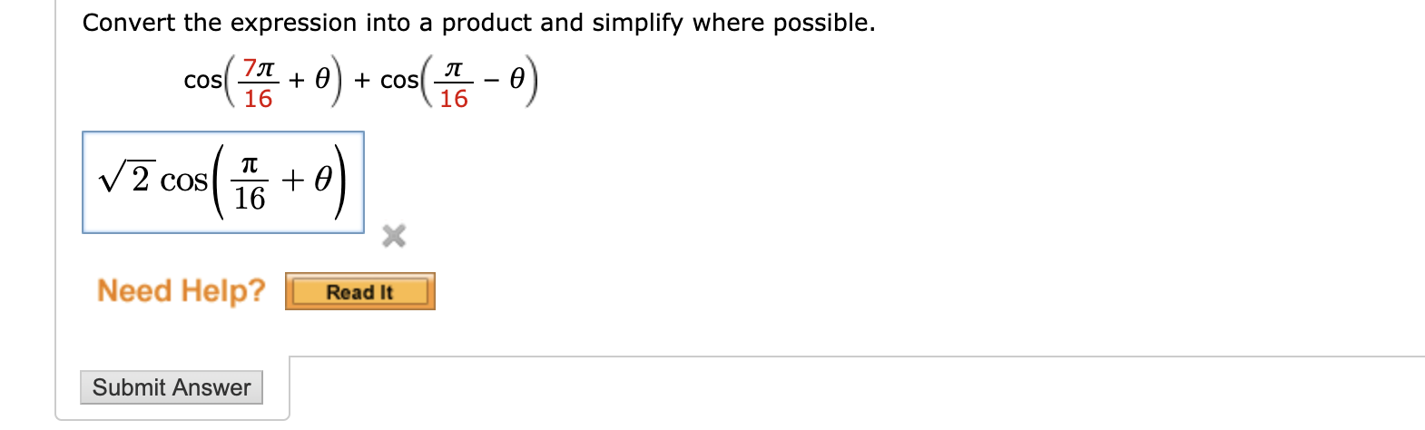Solved Convert the sum to a product. sin 140 + sin 160 + sin | Chegg.com