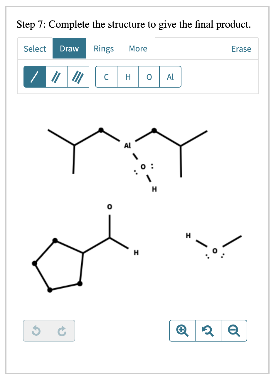 Solved Complete the mechanism for the DIBAL-H | Chegg.com
