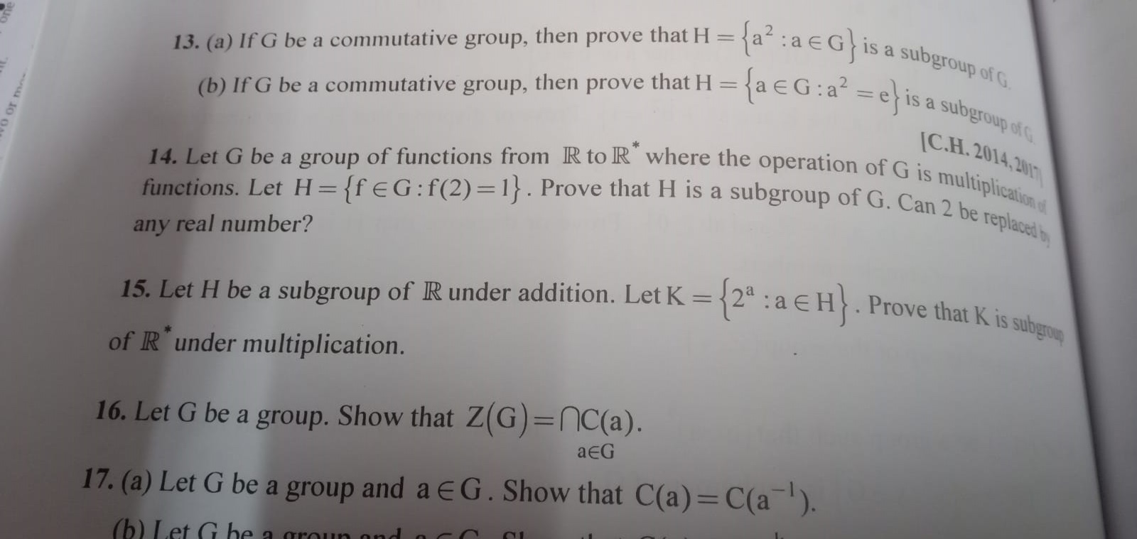 Solved 13. (a) If G be a commutative group, then prove that | Chegg.com