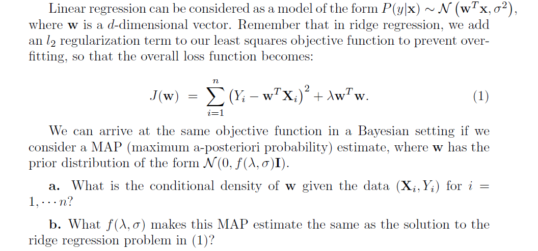 Solved Linear regression can be considered as a model of the | Chegg.com