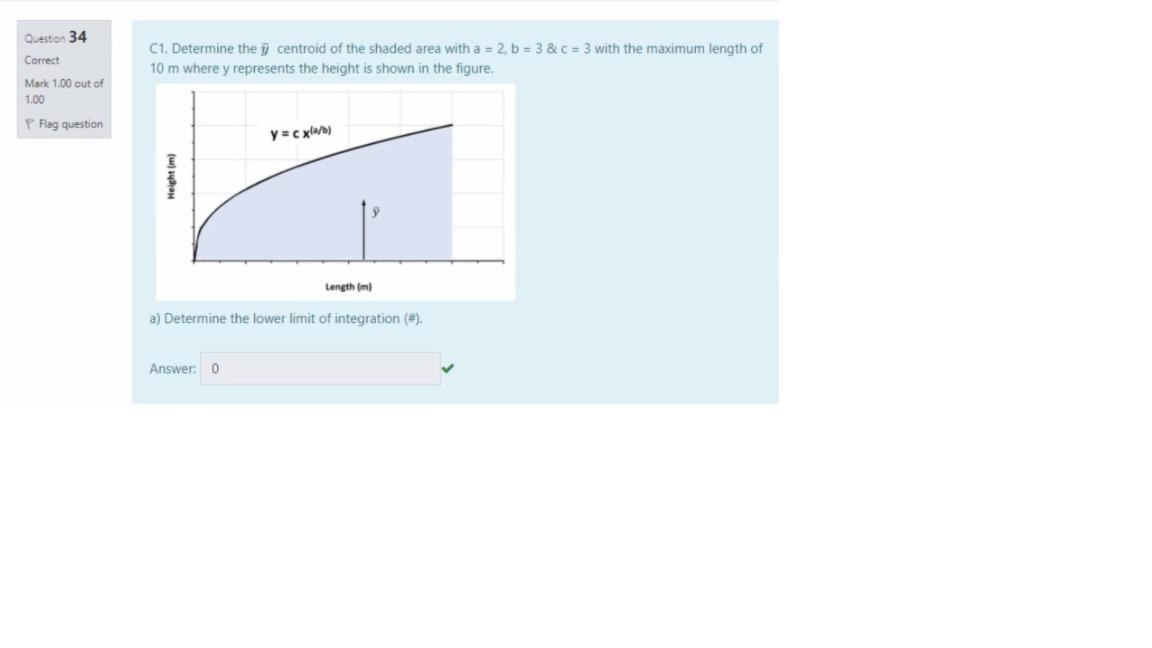 Solved determine the upper limit of the | Chegg.com