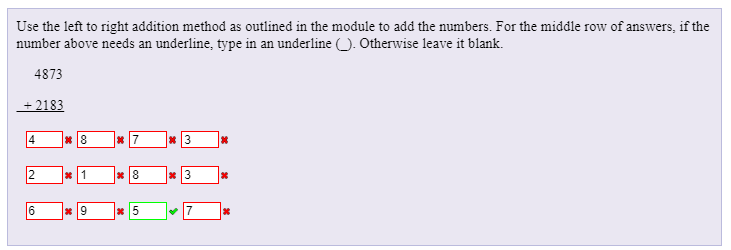 Solved Use the left to right addition method as outlined in | Chegg.com