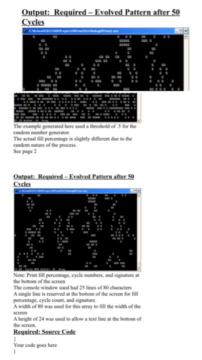 Solved This is the code I have so far for the game of life, | Chegg.com
