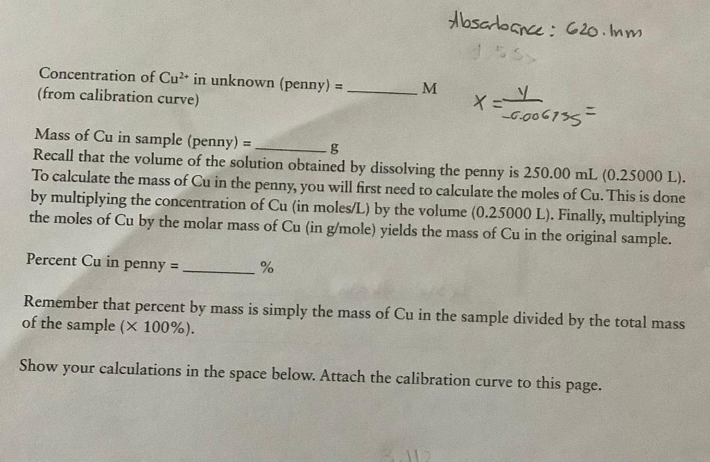 Solved PART B. Spectrophotometric Determination of the | Chegg.com
