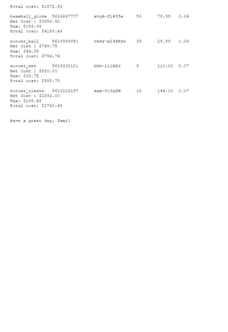 Solved COP 3014-program 3- order calculator with struct and | Chegg.com