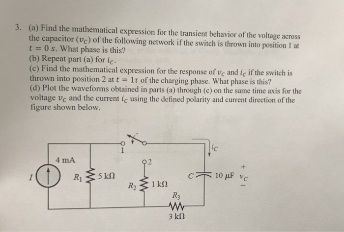 Solved 3. (a) Find the mathematical expression for the | Chegg.com