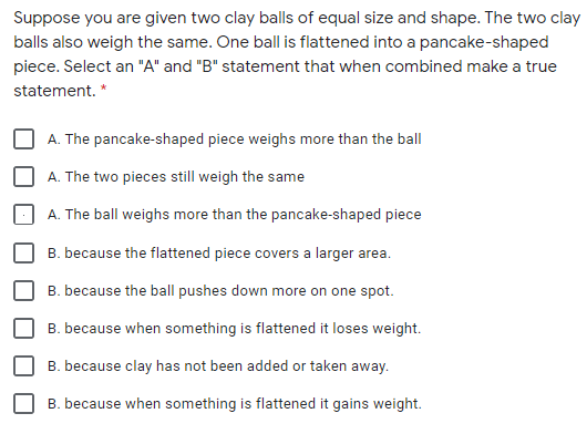 Solved Suppose you are given two clay balls of equal size | Chegg.com