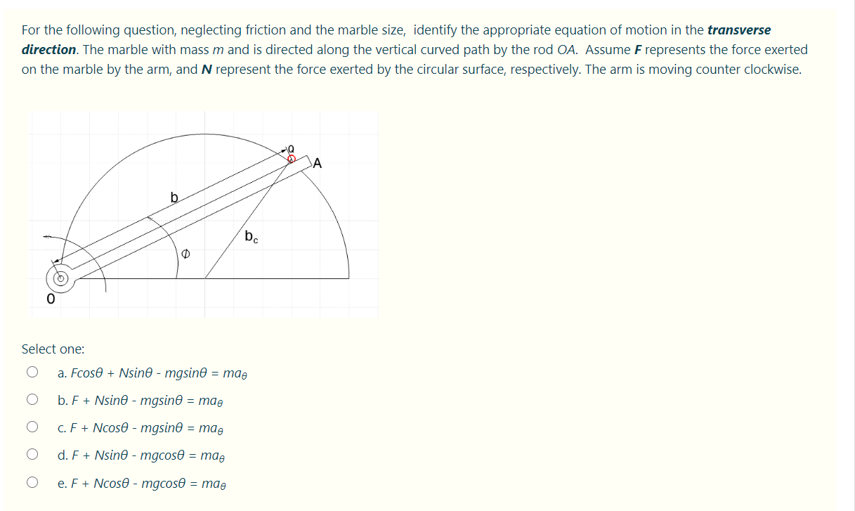 Solved For the following question, neglecting friction and | Chegg.com