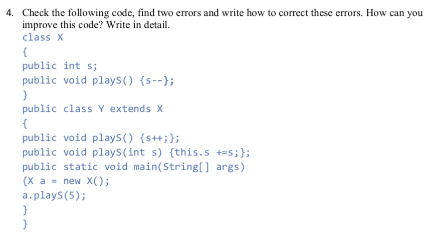 Solved M2. Java Code. Correction Questions. Java uses an | Chegg.com