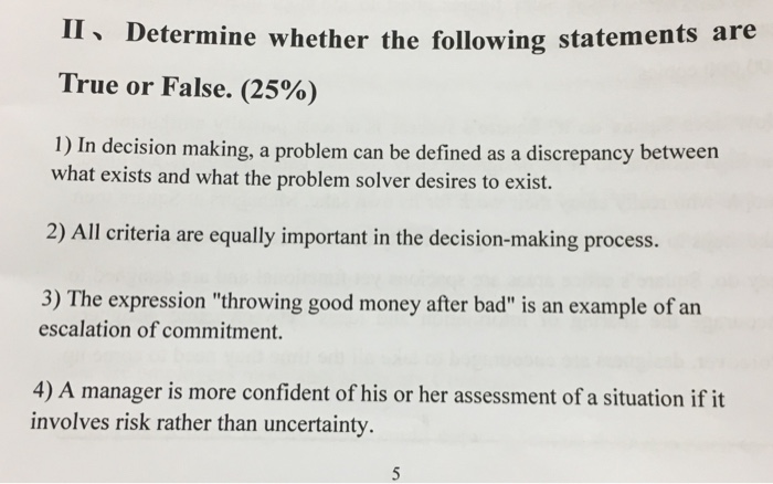 Escalation Of Commitment