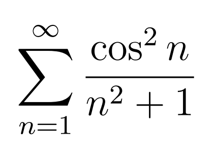 Solved ∑n=1∞n2+1cos2n | Chegg.com