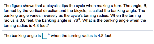 Solved The figure shows that a bicyclist tips the cycle when | Chegg.com