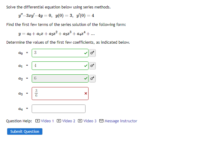 Solved Solve the differential equation below using series | Chegg.com