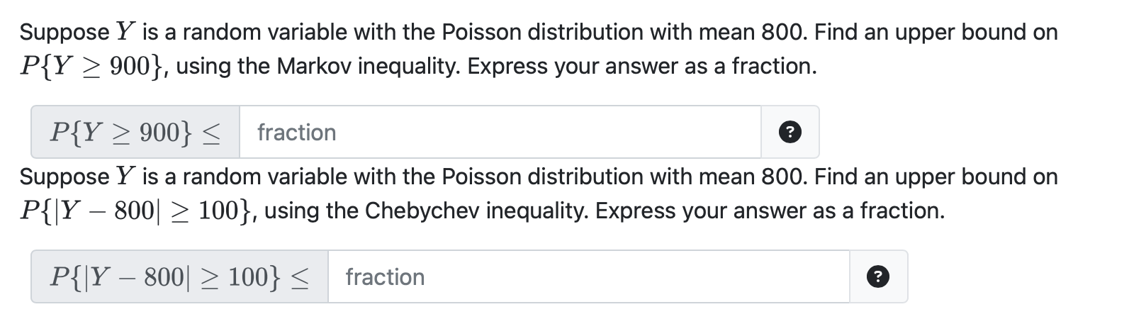 Solved Suppose Y is a random variable with the Poisson | Chegg.com