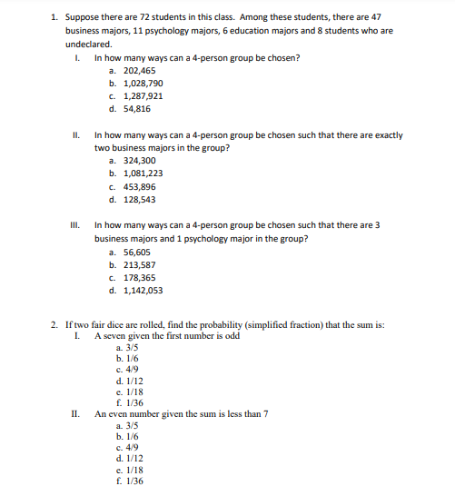 Solved I'm having trouble figuring out problems 1-4 all | Chegg.com