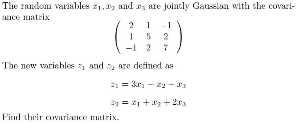 Solved The random variables x1, x2 and x3 are jointly | Chegg.com