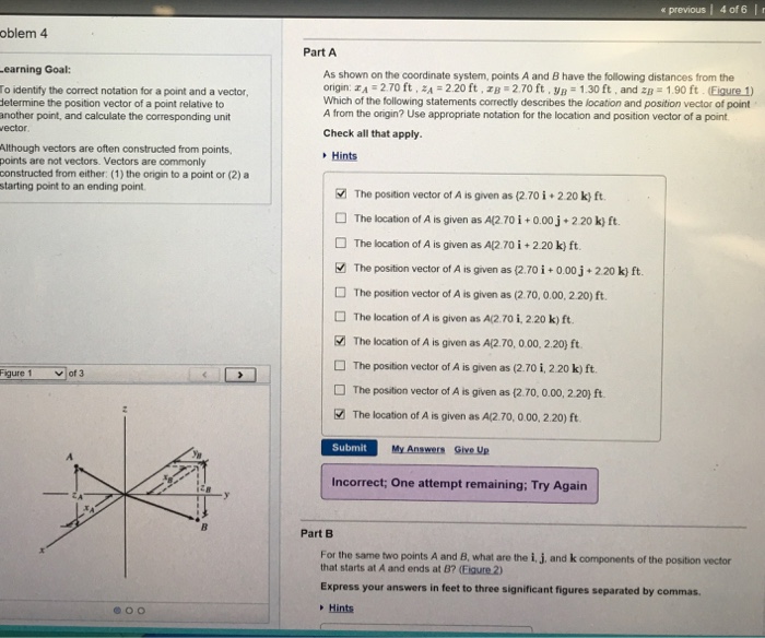 Solved To identify the correct notation for a point and a | Chegg.com