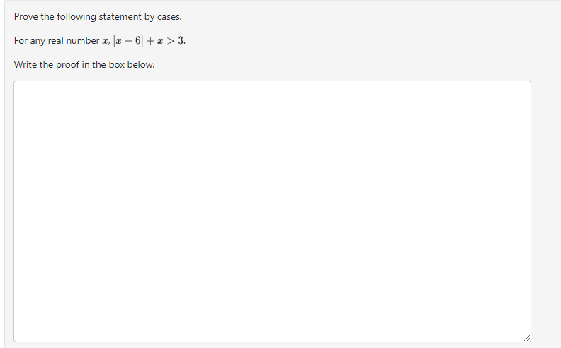 Solved Prove the following statement by cases. For any real | Chegg.com