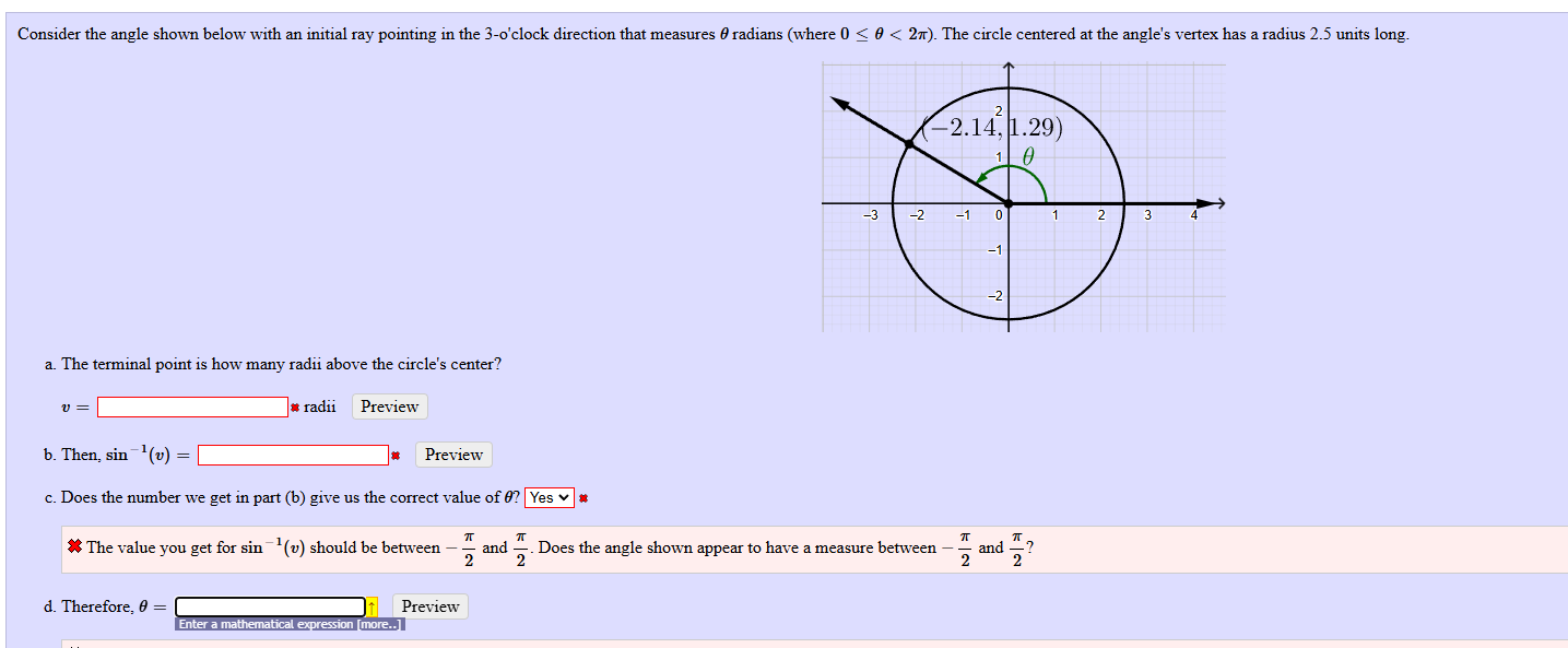 Consider the angle shown below with an ﻿initial ray | Chegg.com