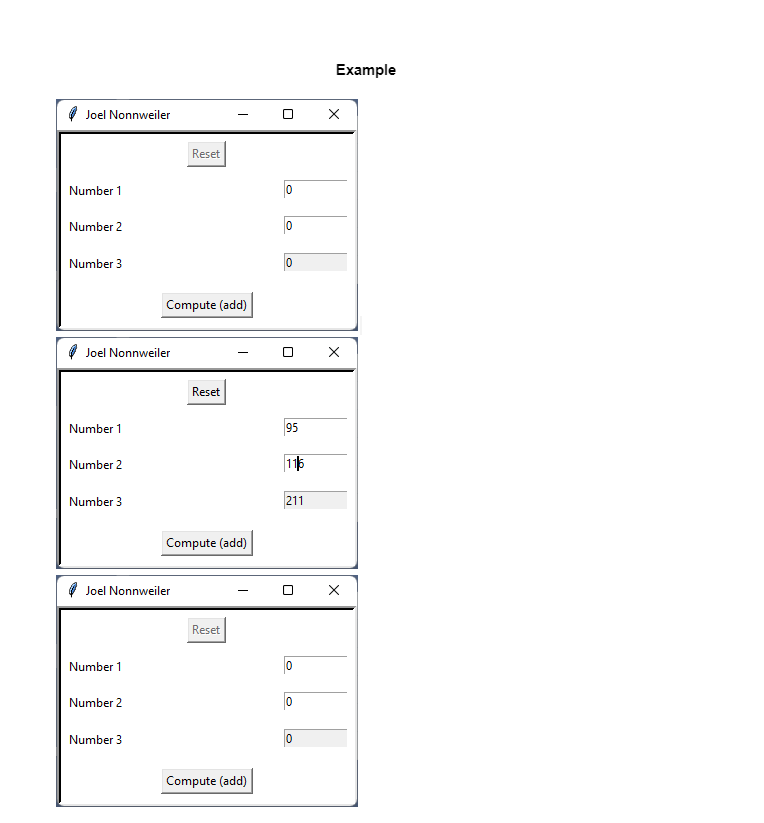 Solved Exercise 3: Window Components and Event Handling Part | Chegg.com