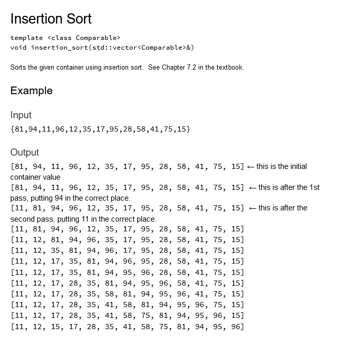 Solved Language: C++ Starter Code: #ifndef SORTS_H #define | Chegg.com