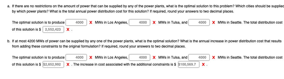 Solved Problem 10-07 (Algorithmic) Aggie Power Generation | Chegg.com