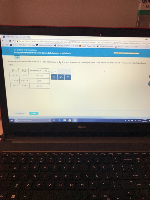 Solved B. Using reactant reaction order to predict changes | Chegg.com